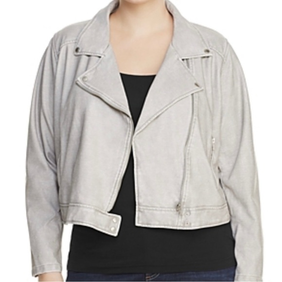 Lysse | Jackets & Coats | Lysse Gray Belfast Faux Leather Moto Jacket | Poshmark